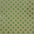 JAM Paper Wrapping Paper, 25 Sq Ft, 1/Pack, Brown Kraft with Green Foil ...