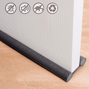 OUCJIED Twin Door Draft Stopper Weather Stripping Noise Blocker Window ...