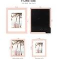 8x10 Picture Frame (4 Pack, Pink) Made of Real Glass and Wooden Frame ...