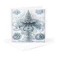 3drose, Print of Delicate Blue Sealife, 6 Greeting Cards with Envelopes ...