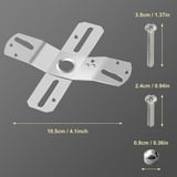 Upgraded Universal Ceiling Light & Fan Mounting Bracket with Long ...