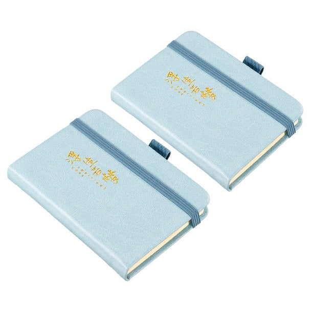 Uxcell A7 Pocket Notebook100 Sheets Lined Paper 4.3x3.1" Mini Memo Pad ...