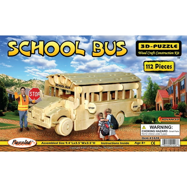 3D Puzzles - School Bus - Walmart.com - Walmart.com