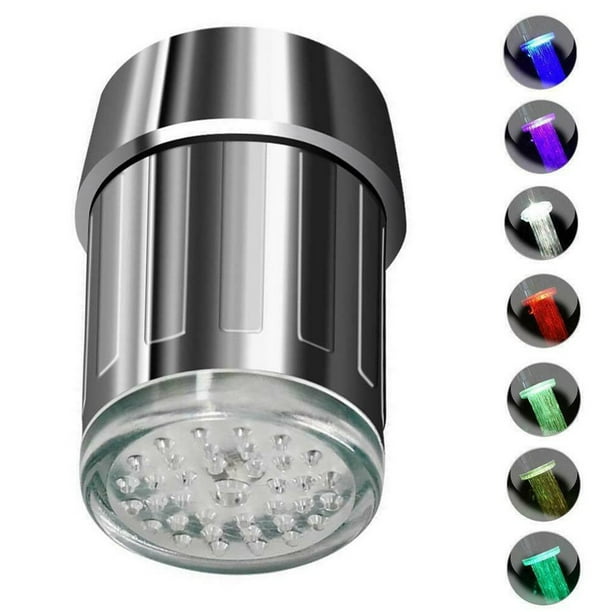 Mosiee Faucet Nozzle Led Light Water Glow Faucet Tap 7 Colors Water Tap ...