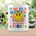 Book Fair Vibes Teacher Librarian School Reading Book Lover Coffee Mugs ...