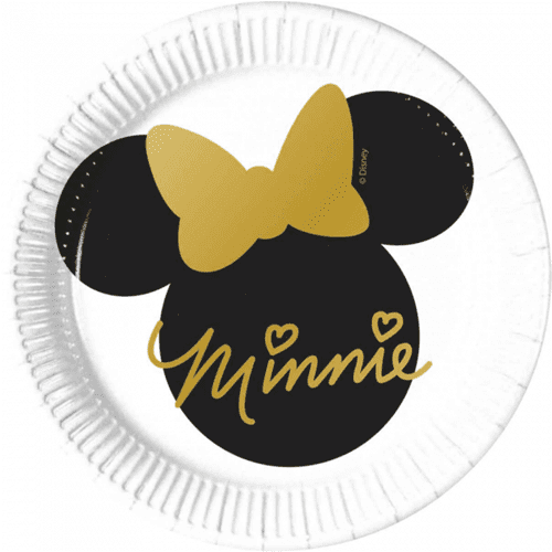 Minnie Mouse 'Gold' Small Paper Plates (8ct) - Walmart.com