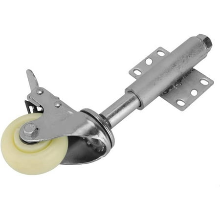 Loaded Swivel 1 Pair 220lb Load Capacity with Brake Rubber Gate Ca ter ...