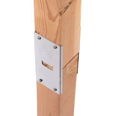 Gibraltar Mailboxes In-ground Anchor Post Kit, Wood and Steel, APK00000 ...
