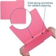 File Folders 8.5 x 11, 1/3 Cut Tab, Letter Size Vanilla folders, Great ...