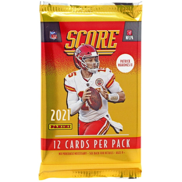 NFL 2021 Score Football Trading Card BLASTER Pack (12 Cards) - Walmart.com