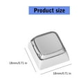 10Keys PC Keycap XDA Profile 1U Not Engraving Blanks Key Cover Unique ...