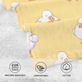 Ducks Yellow Background Cotton Towel Set Face Hand Towels 2 Pack Soft ...