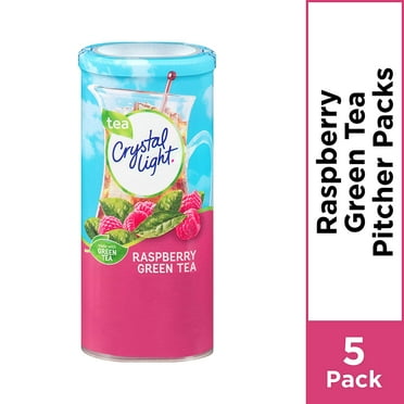 Crystal Light Green Tea Raspberry Instant Drink Mix - Caffeine Free ...
