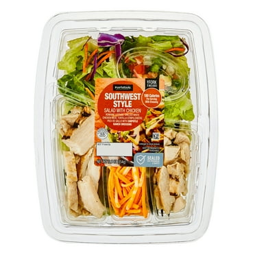 Marketside Santa Fe Style Salad with Chicken, 6.35 oz Bowl (Fresh ...