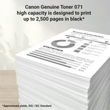Canon 071 Black Toner Cartridge, High Capacity - Walmart.com