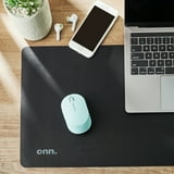 onn. Desktop Mouse Mat, Black, 32"x12" - Walmart.com