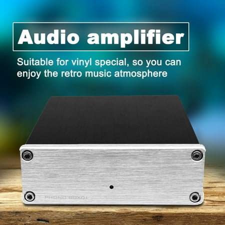 FX-AUDIO BOX01 Audio Preamplifier Mini MM PHONO Phono Preamp HiFi Music ...