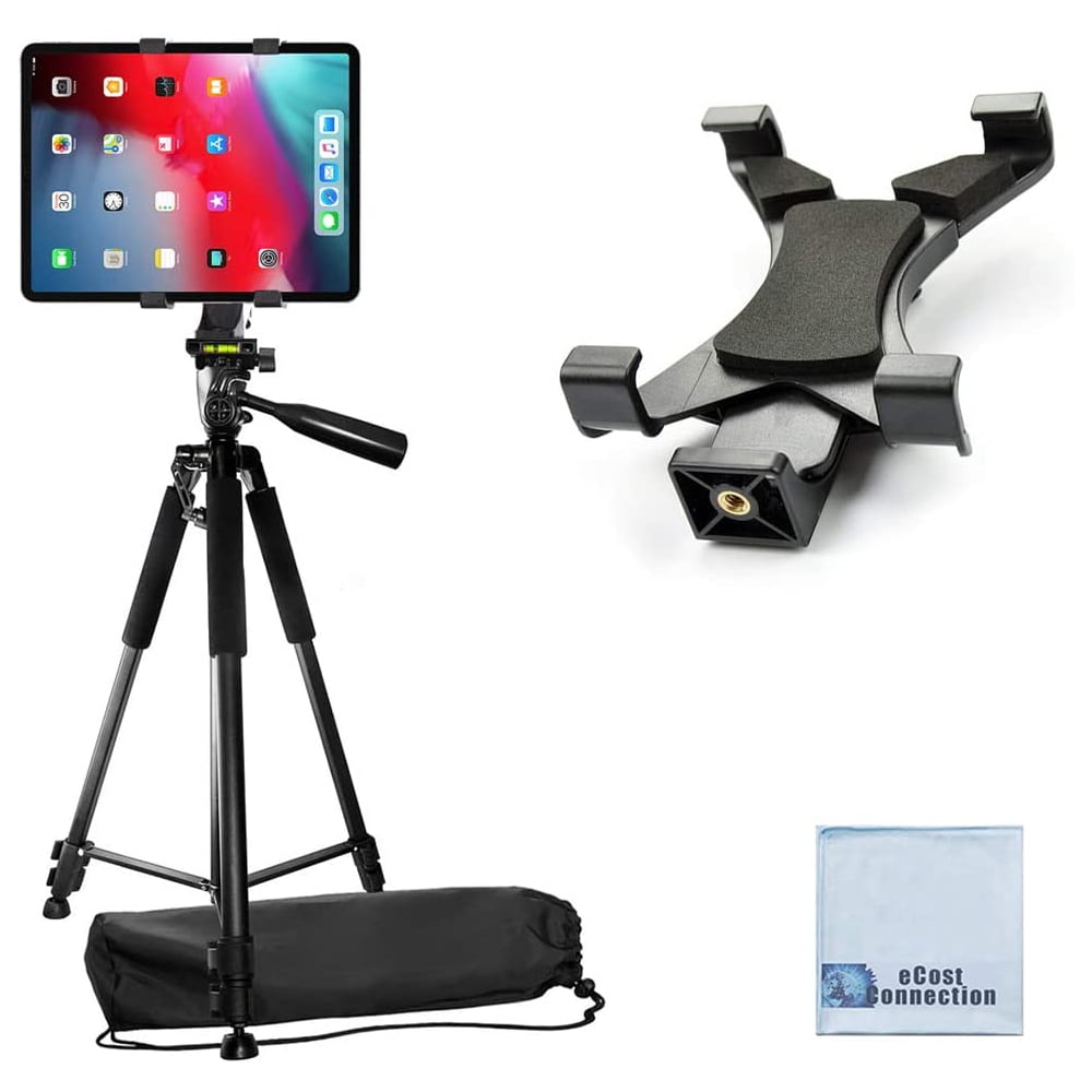 60" Pro Series Professional Camera Tripod with Tablet Mount fits iPad ...