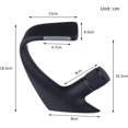 Matte Black Baisn Faucet Waterfall Bathroom Sink Faucet Sinlge Handle ...