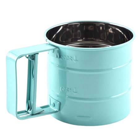 ziyahi Flour Sieve Cup Stainless Steel Mesh Shaking Strainer with ...