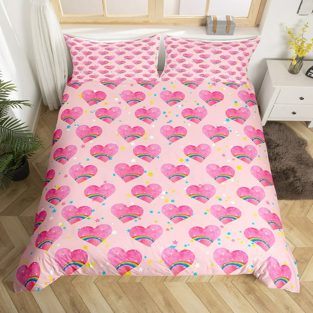 Heart Comforter Set