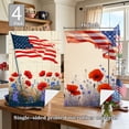 4th of july dish towels A field of red poppies and bluebonnets with an ...