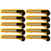 AllTopBargains 8 Knife Utility Box Cutter Retractable Snap Off Lock ...