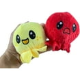 Reversible Mood Plushie - Set of 2 Octopus Animal Stuffed Toy, Happy ...