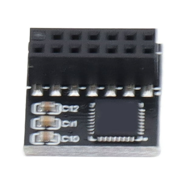 SPI Module System Component, Black Generating PCB 14 Pin TPM2.0 Module ...