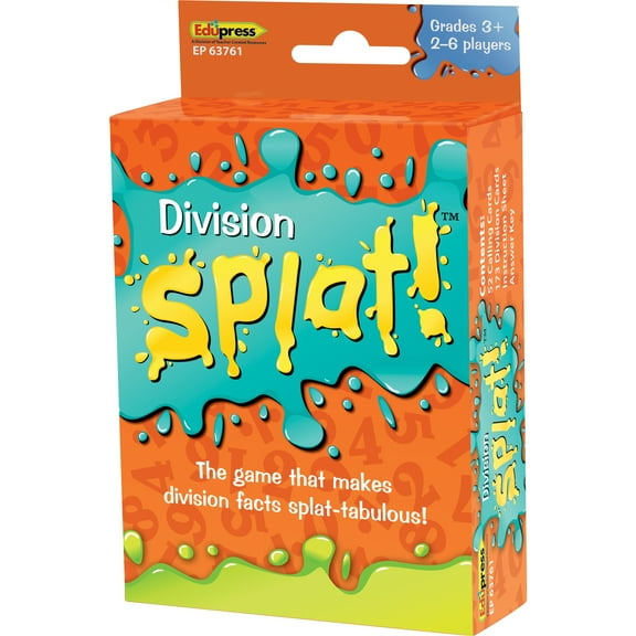 Teacher Created Resources Math Splat™ Card Game: Multiplication ...