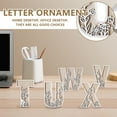 GXIPO 5 Inch Wood Letters, Unfinished Wooden Letters for Wall Decor ...