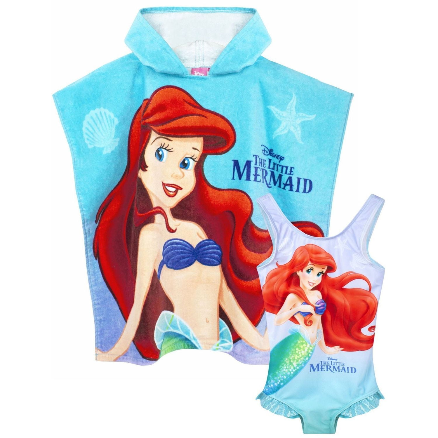 Click here for The Little Mermaid Girls Swimsuit And Poncho Set 2... prices