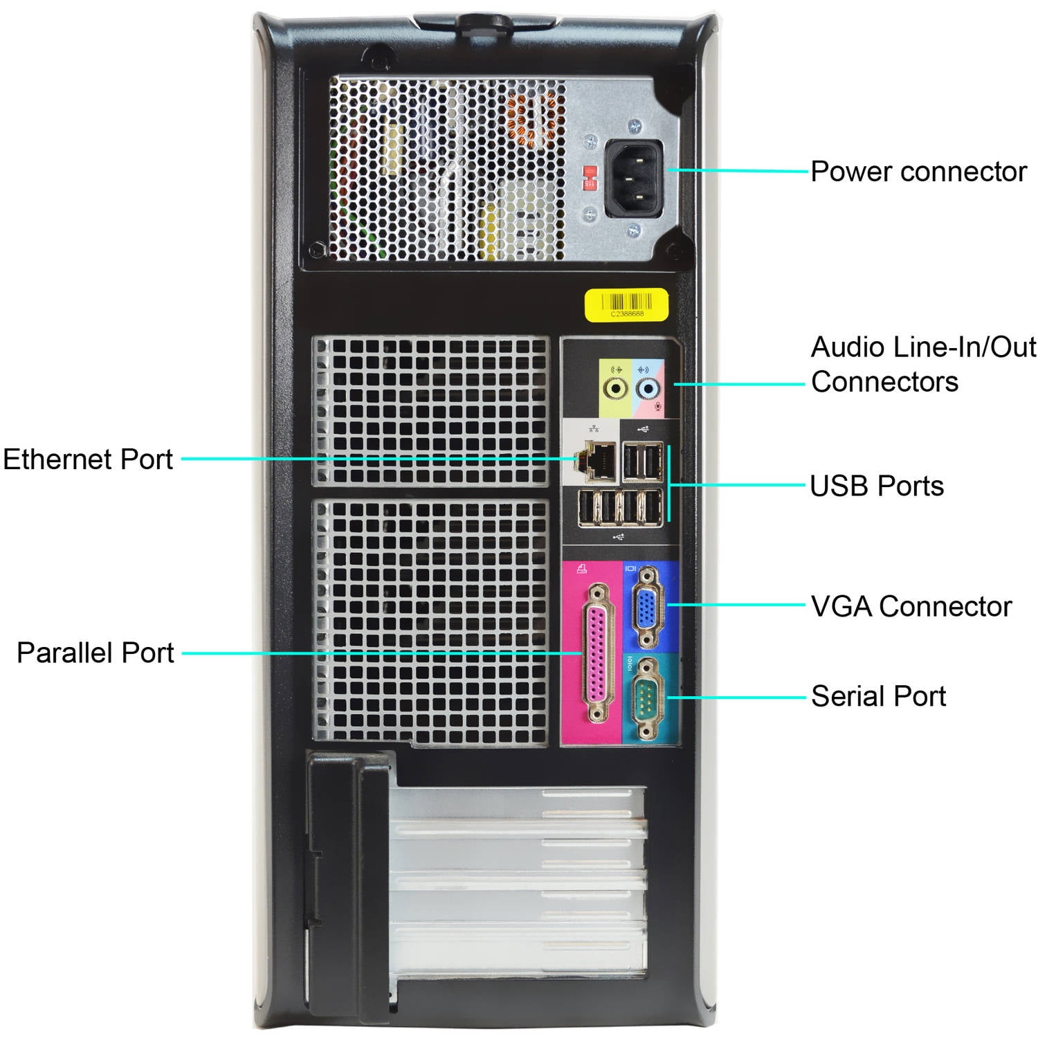 Pink Port Optiplex 755