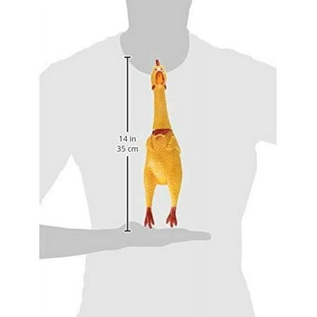 Rubber Chicken Squeeze Chicken Screaming Chicken Prank Novelty Toy ...