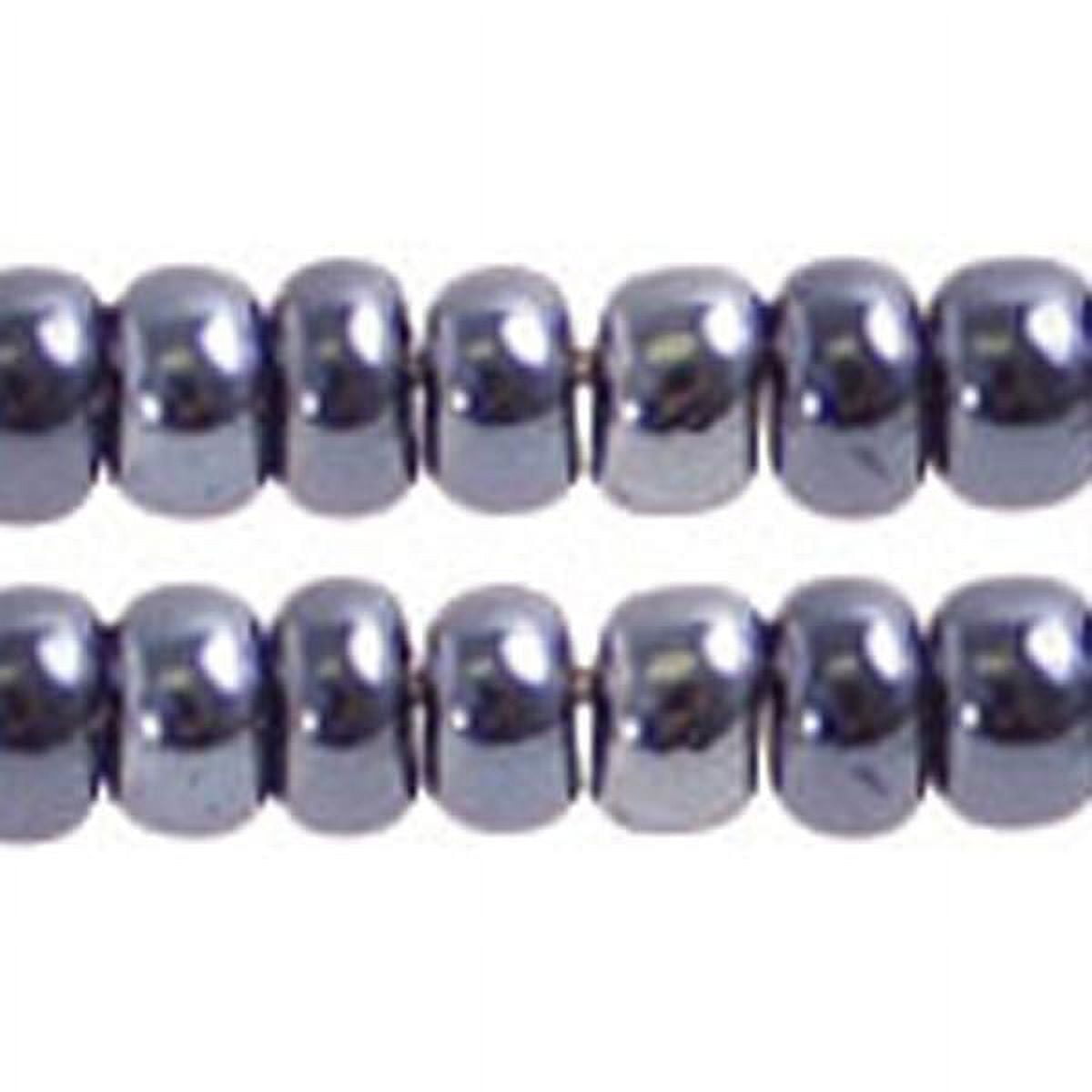 Click here for Zelikovitz 10/0 Gunmetal Czech Glass Seed Beads 40... prices