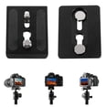 ANXPTIME Quick Release Plate Metal Bracket Tripod Monopod Camera Mount ...