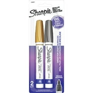 Sharpie Metallic Permanent Markers, Fine Tip, Water-Resistant, AP ...