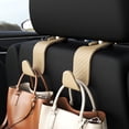 4-Pack 360° Rotating Car Headrest Hooks for Storage - Walmart.com