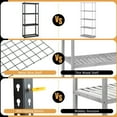 Free Shipping! Costway 2 PCS 4-Tier Metal Shelving Unit Heavy Duty Wire ...