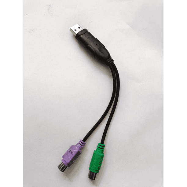 Adaptador USB a PS2 compatible con mouse y teclado Escáner Adaptador ...