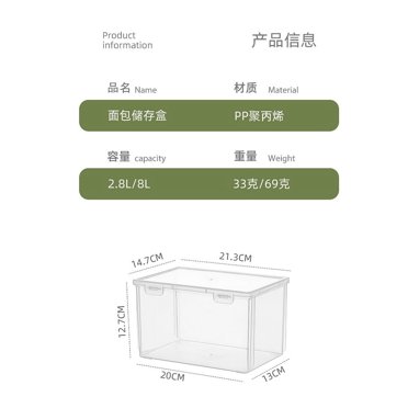 Signoraware Bread Box - Plastic Food Storage Container, Keeps Bread ...
