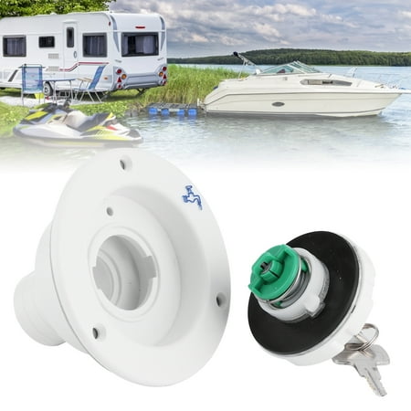 Water Filler , Fydun Round Water Inlet Fill Lock Filling Port With Keys ...