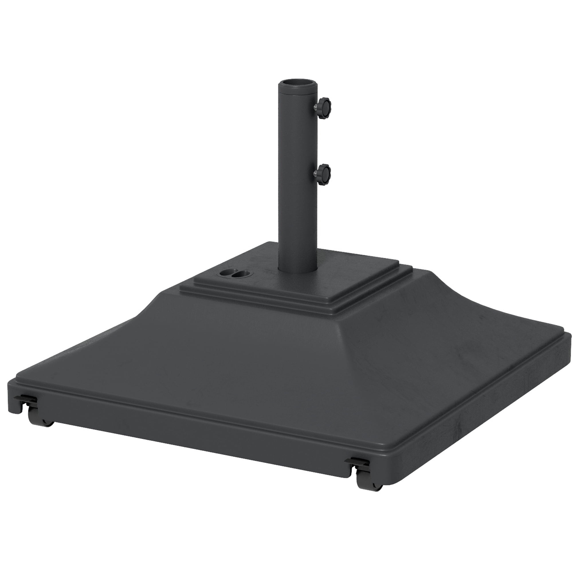 Click here for Outsunny Square Umbrella Base With Wheels  Double... prices