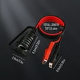 [Car Battery Clip Extension] 16AWG Car Battery Clip Extension Cable ...
