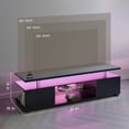 LHYY TV Stand for 60 Inch TV LED Gaming Entertainment Center Media ...