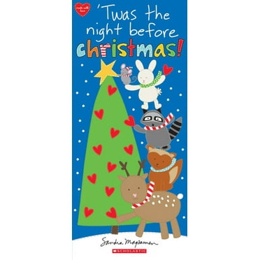 Twas the Night Before Christmas (Board Book) - Walmart.com
