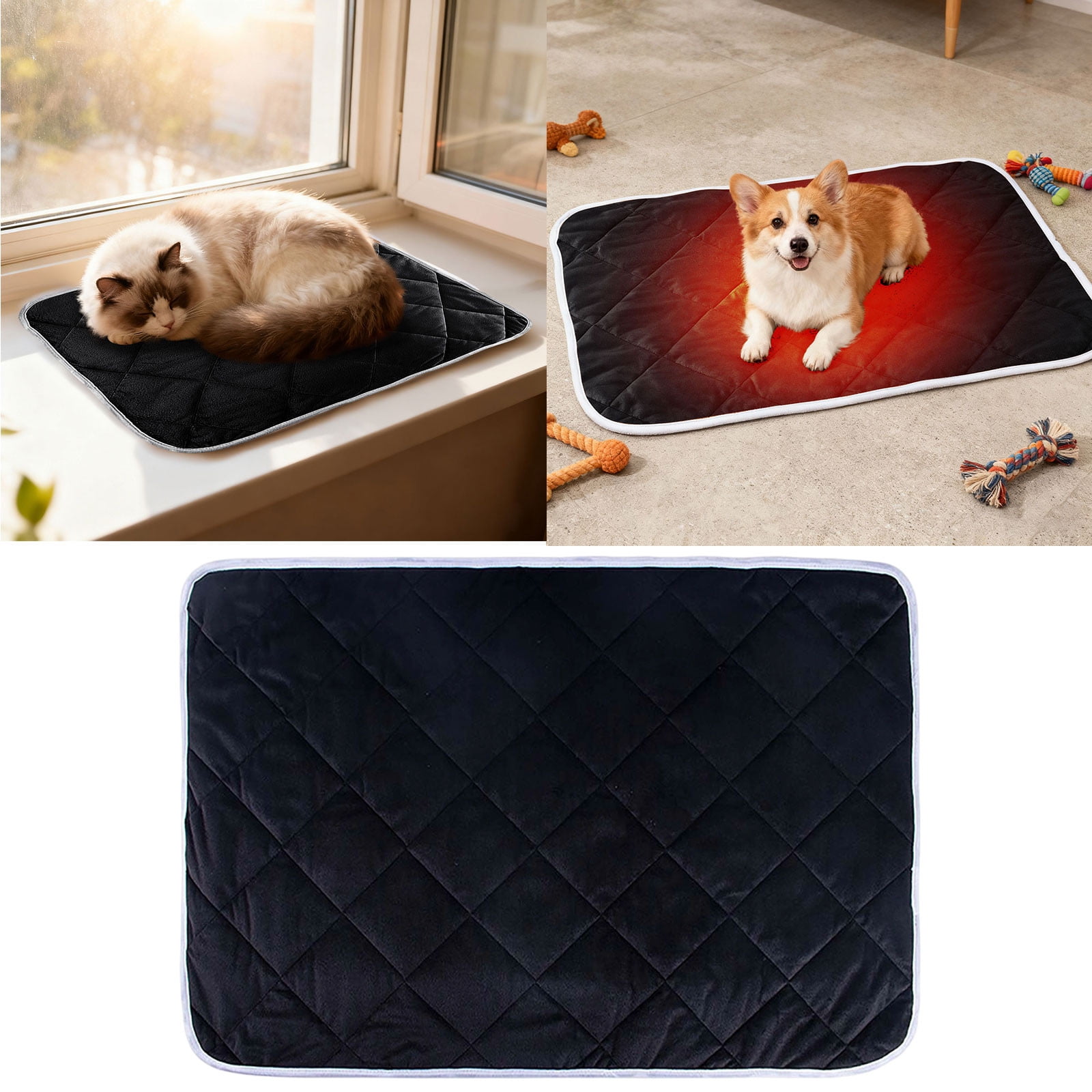 Click here for Vivavault Heated Cat Bed And Heating Pad For Indoo... prices