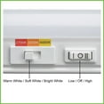 Commercial Electric Plug-In 24 inch Linkable LED Undercabinet Light ...