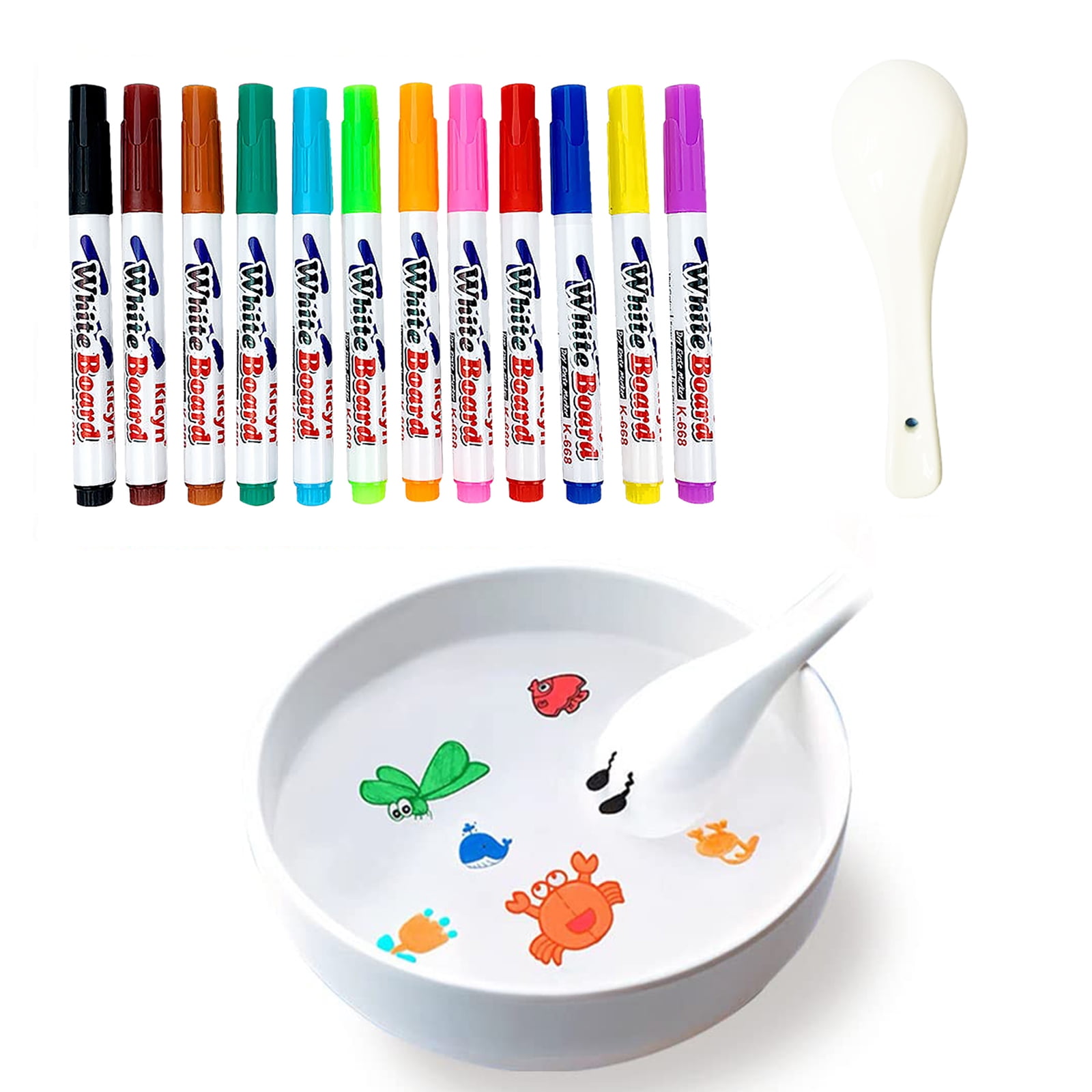 Click here for Tfixol Dry Erase Markers With Ceramic Spoon  Assor... prices