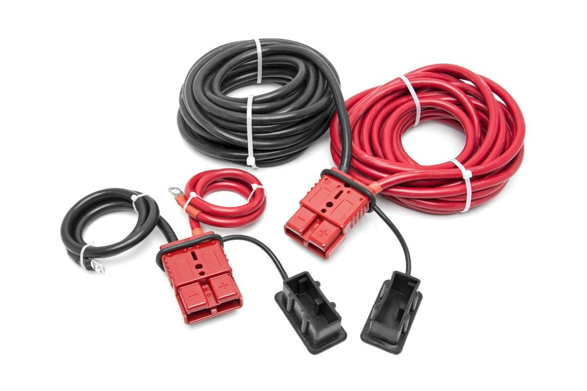 Rough Country 24 FT Quick Disconnect Winch Power Cable, Any Standard ...